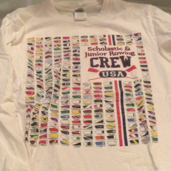 Gildan | Shirts | Scholastic Junior Rowing Crew Long Sleeve Tee Shirt ...